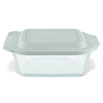 Pyrex Easy Grab 2-Quart Covered Glass Baking Dish with Red Lid and ...