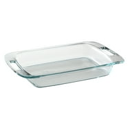 Pyrex Basics Rectangular Casserole 2 Quart Oblong Glass Baking Dish ...