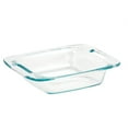 "Pyrex 8"" Square Glass Bakeware Dish, Clear, Non-Porous, Oven ...