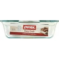 "Pyrex 8"" Square Glass Bakeware Dish, Clear, Non-Porous, Oven ...