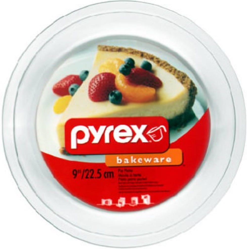 Pyrex Glass Bakeware Round Pie Plate 9 x 1.2"" (Pack of 20) - Walmart ...