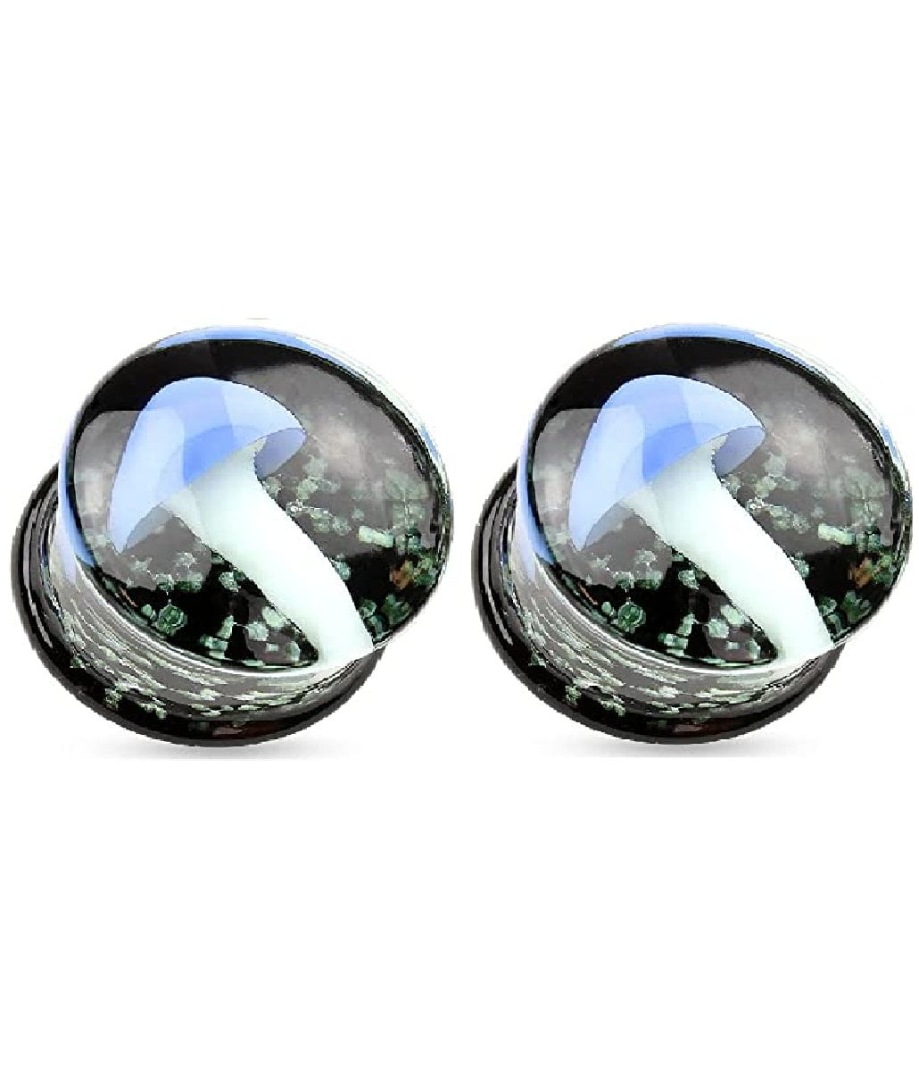 Pyrex Glass Floating Mushroom Encased Saddle Plugs - Walmart.com