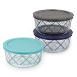 Pyrex Glass Food Storage Set with Lids - Walmart.com