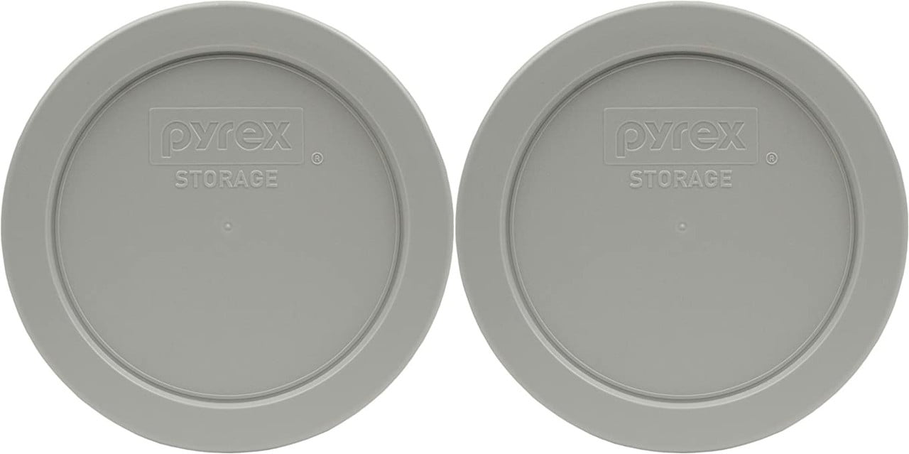 Pyrex Lid 323-PC 1.5 qt/1.4 L Circle - Gray - 2 Pack - Walmart.com