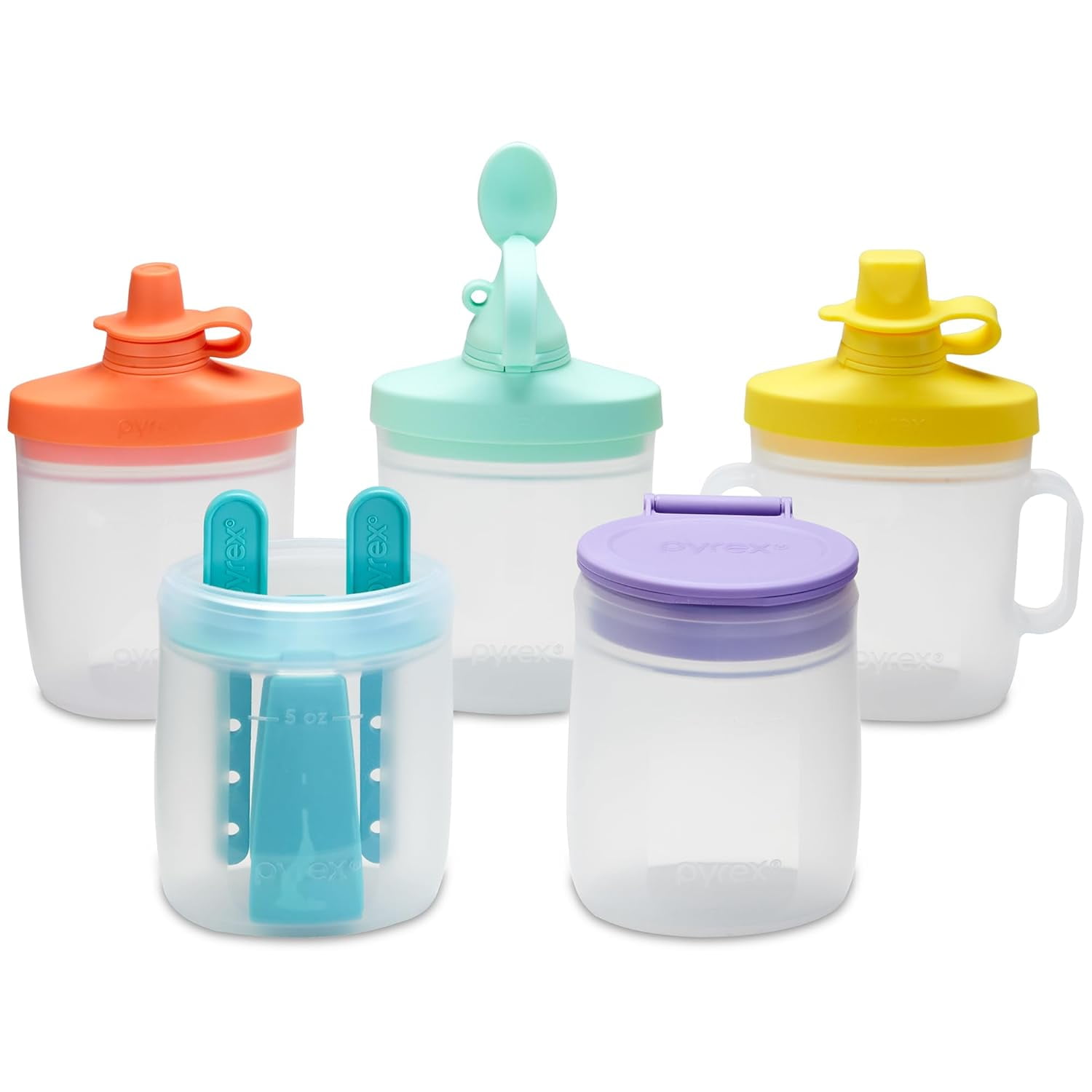 Pyrex Littles Silicone Feeding Set, 10-piece - Walmart.com