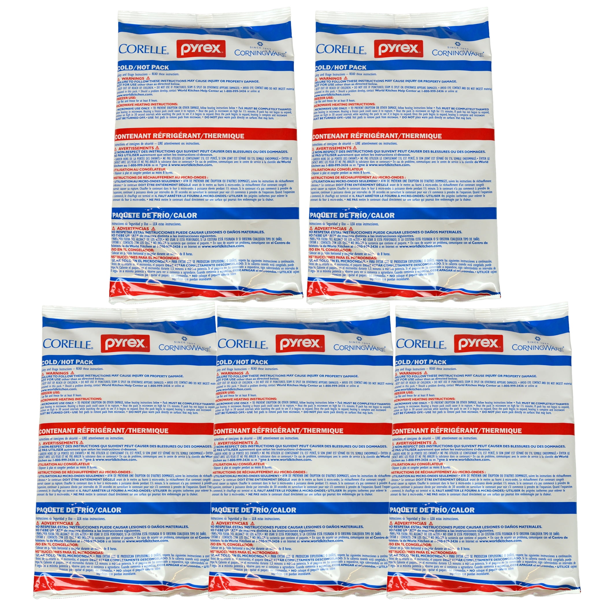 Pyrex Large Hot/Cold Unipack - Versatile Cooling and Heating Pack (5 ...