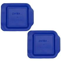 Pyrex Replacement Lid 232-PC 2-Qt Red Plastic Rectangle Cover (2-Pack ...