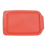 Pyrex 6 Piece Rectangular Storage Value Pack with Red Plastic Covers ...