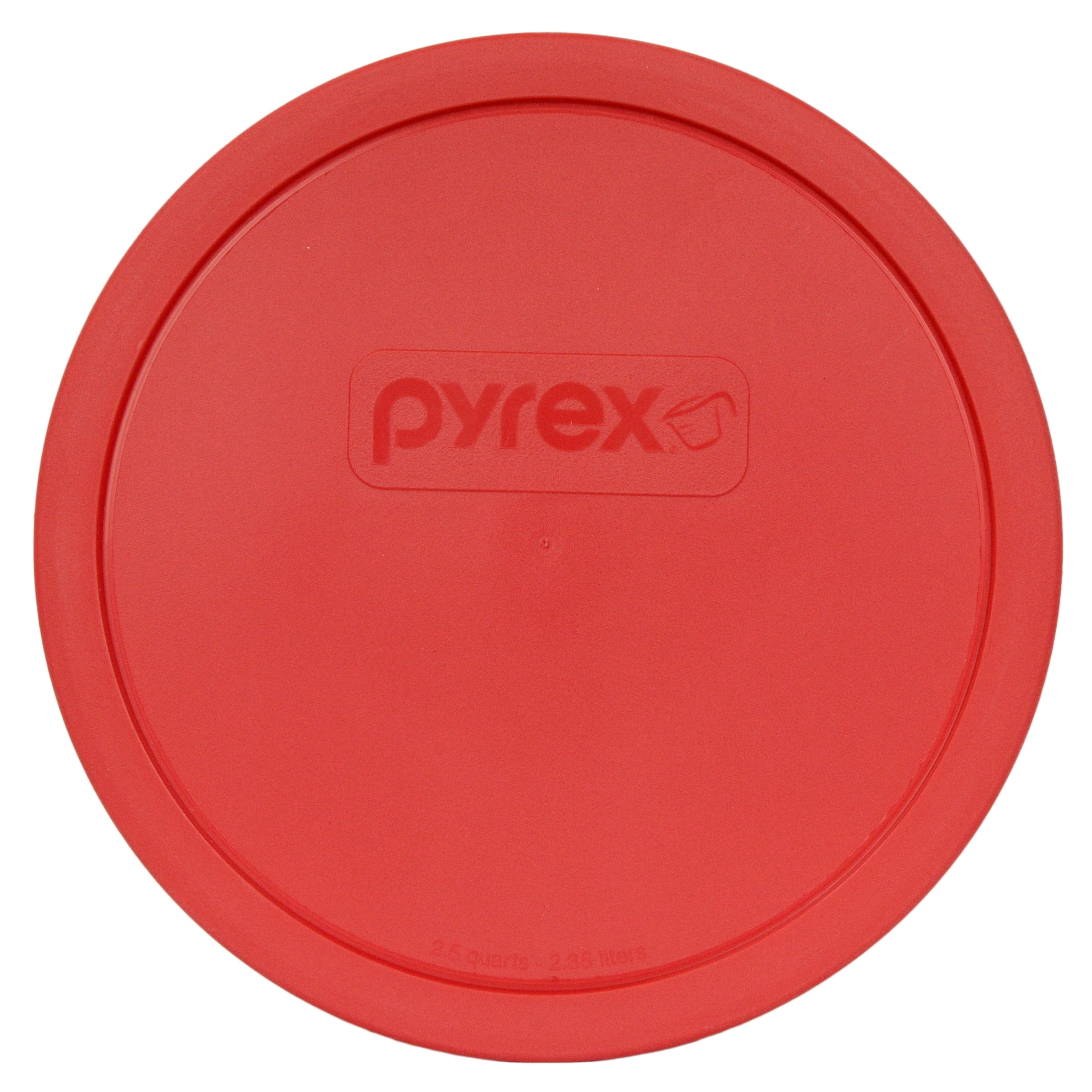 Pyrex Replacement Lid 325-PC Red Plastic Round Cover for Pyrex 325 2.5 ...
