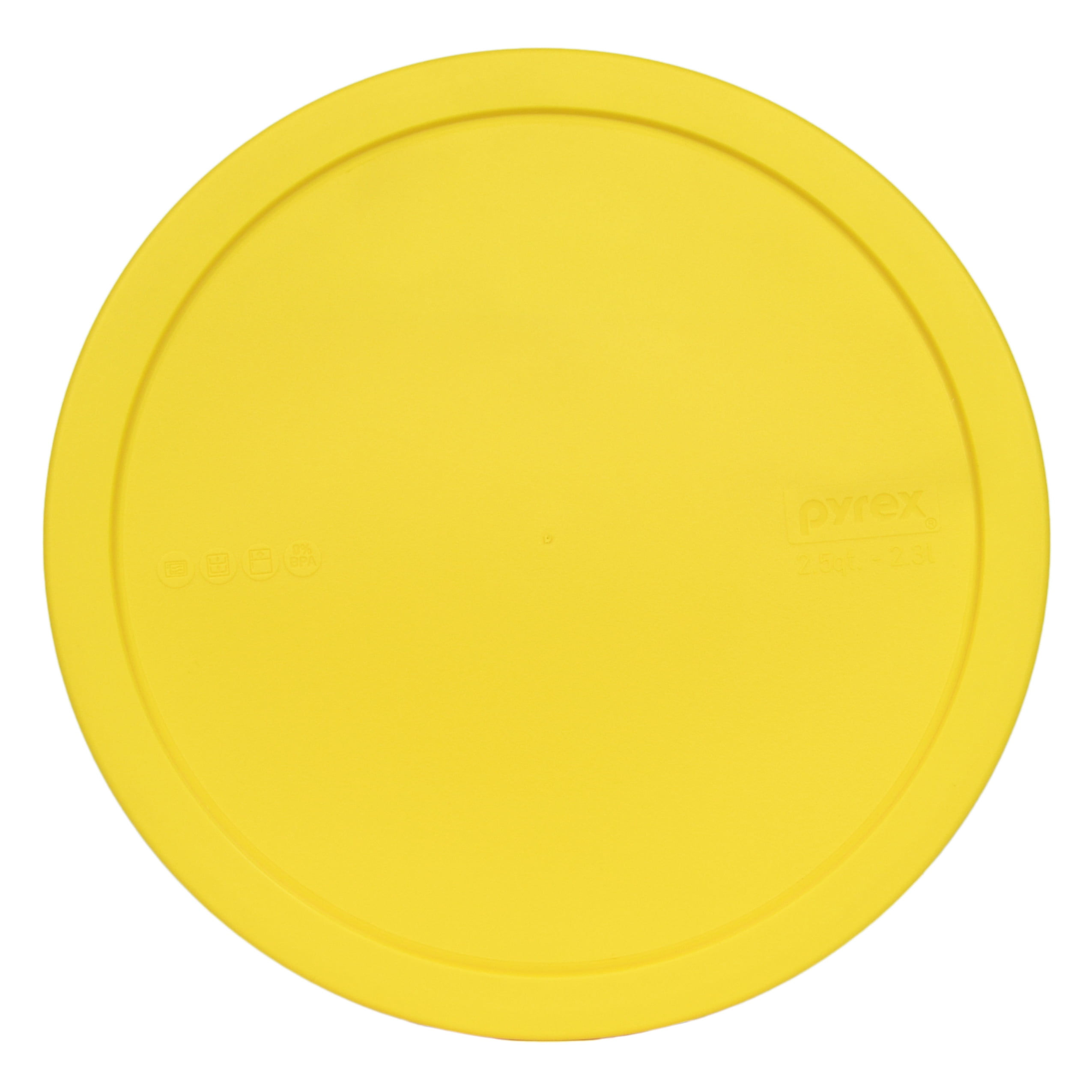 Pyrex Replacement Lid 325-PC Yellow Plastic Round Cover for Pyrex 325 2 ...