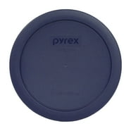 Pyrex 7402-PC 2-Pack Blue Round Plastic Replacement Lid Cover for 7-Cup ...