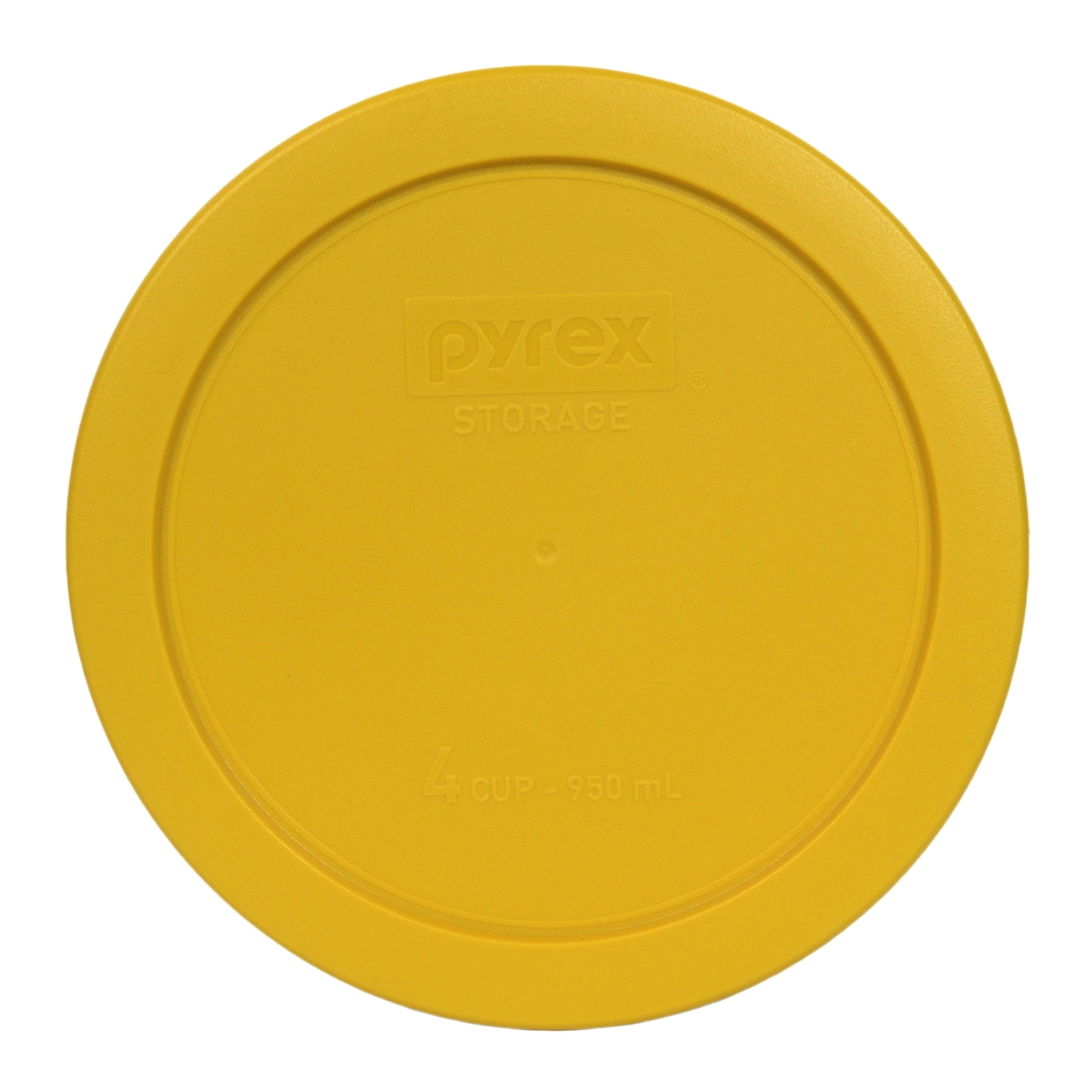 Pyrex Replacement Lid 7201-PC 4-Cup Butter Yellow Round Plastic Cover ...