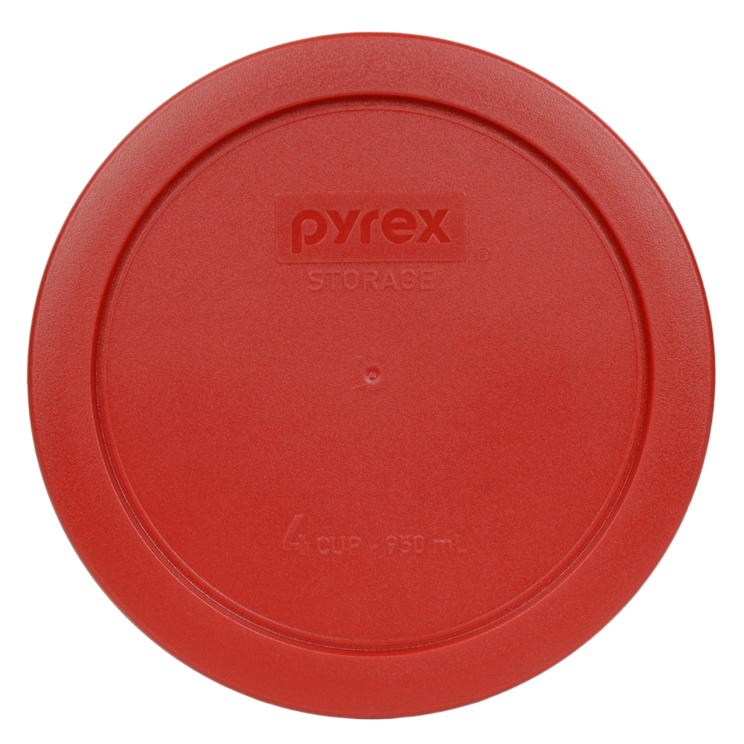 Pyrex Replacement Lid 7201-PC 4-Cup Poppy Red Plastic Cover for Pyrex ...