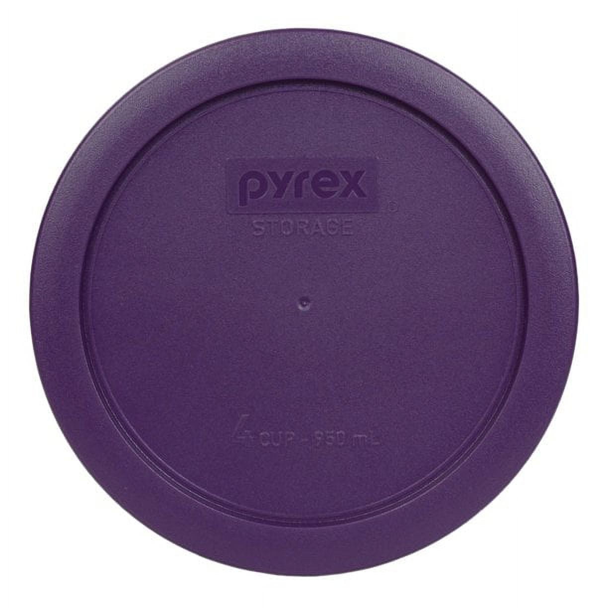 Pyrex 7201-PC 4-Cup Purple Replacement Lid for 7201 Bowl, BPA-Free ...