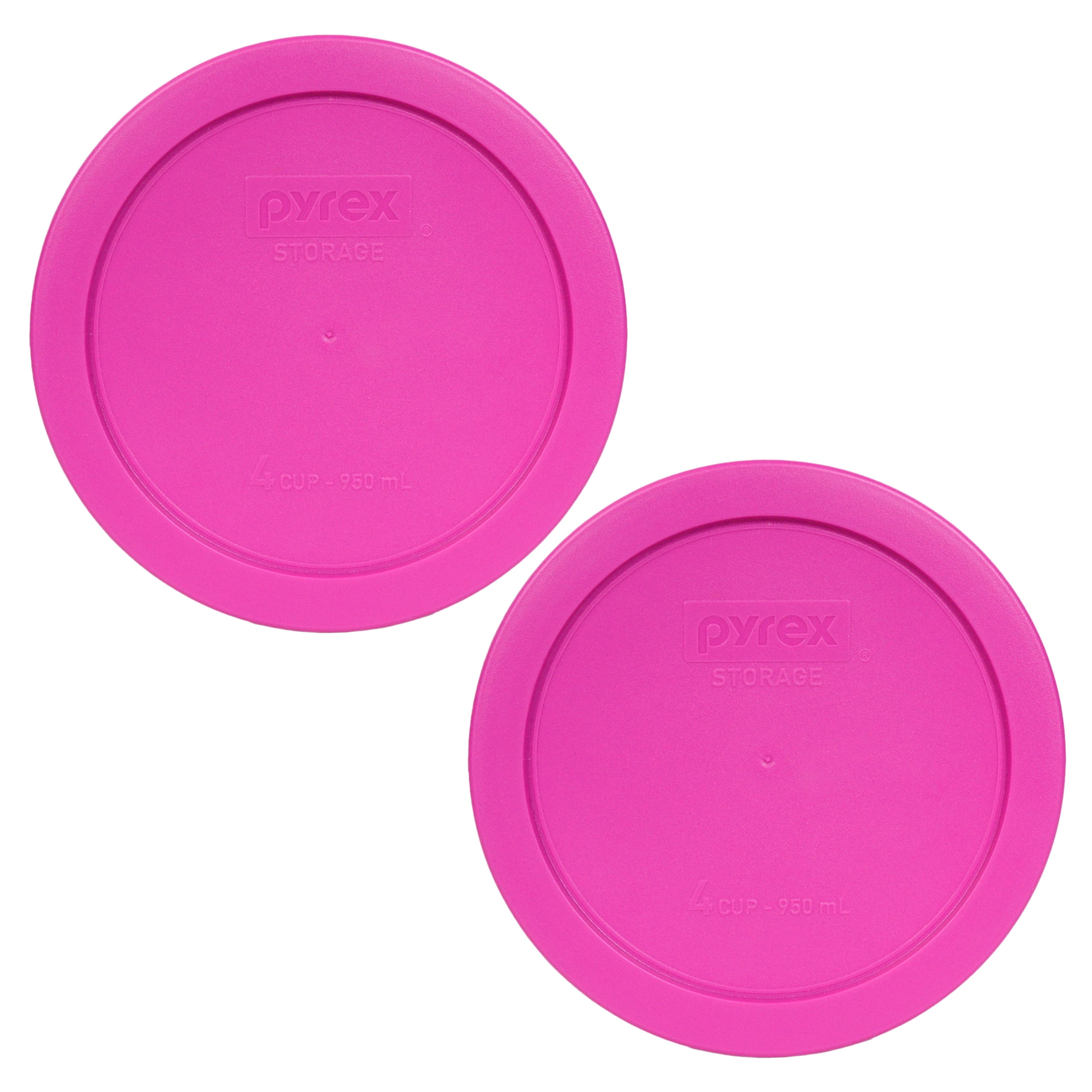 Pyrex, Replacement Lid, 7201-PC, Pink Plastic, 2-Pack - Walmart.com