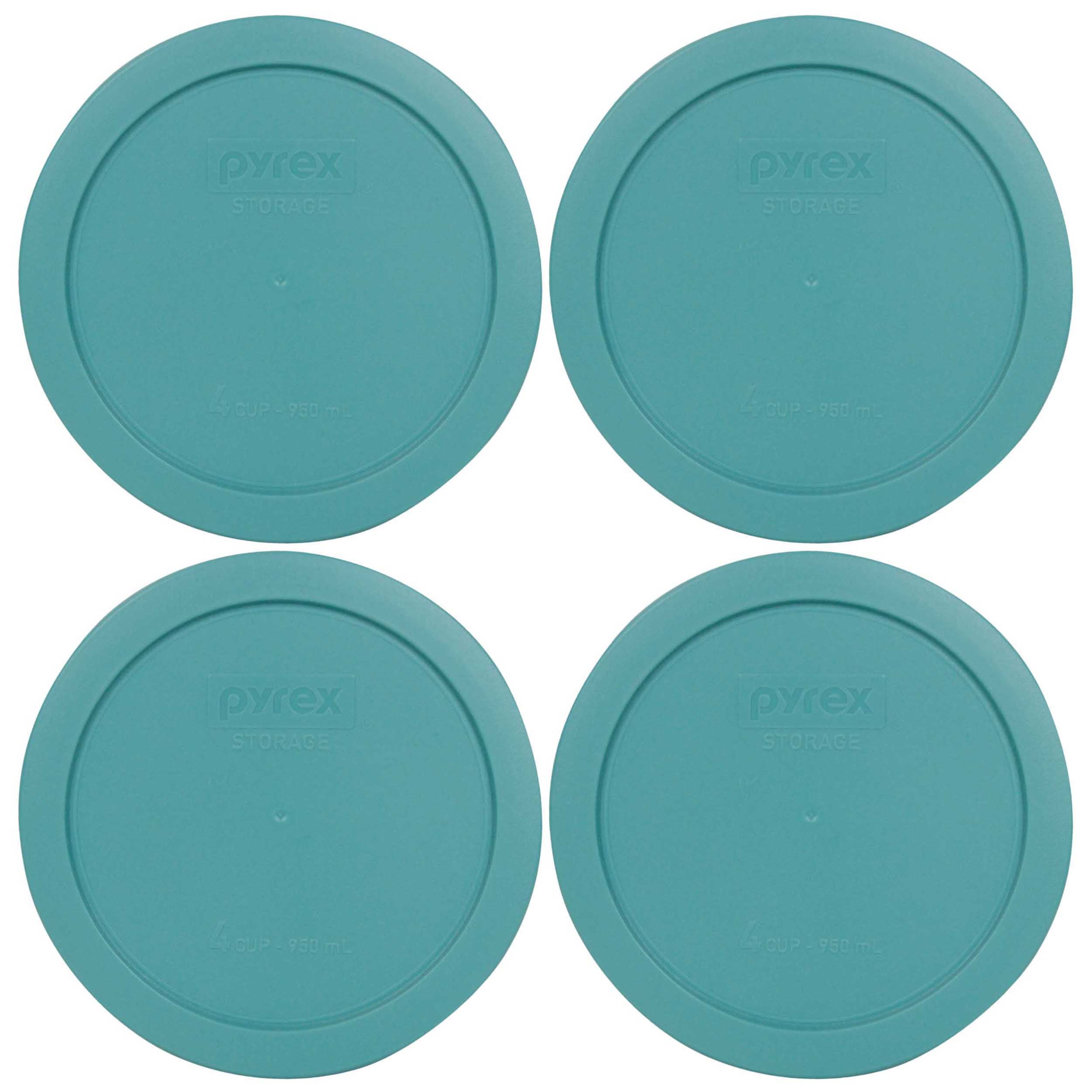 Pyrex Replacement Lid 7201-PC Turquoise, Plastic Cover for 4-Cup Bowl ...