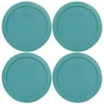 Pyrex Replacement Lid 7201-PC Turquoise Plastic Cover (4-Pack) for ...