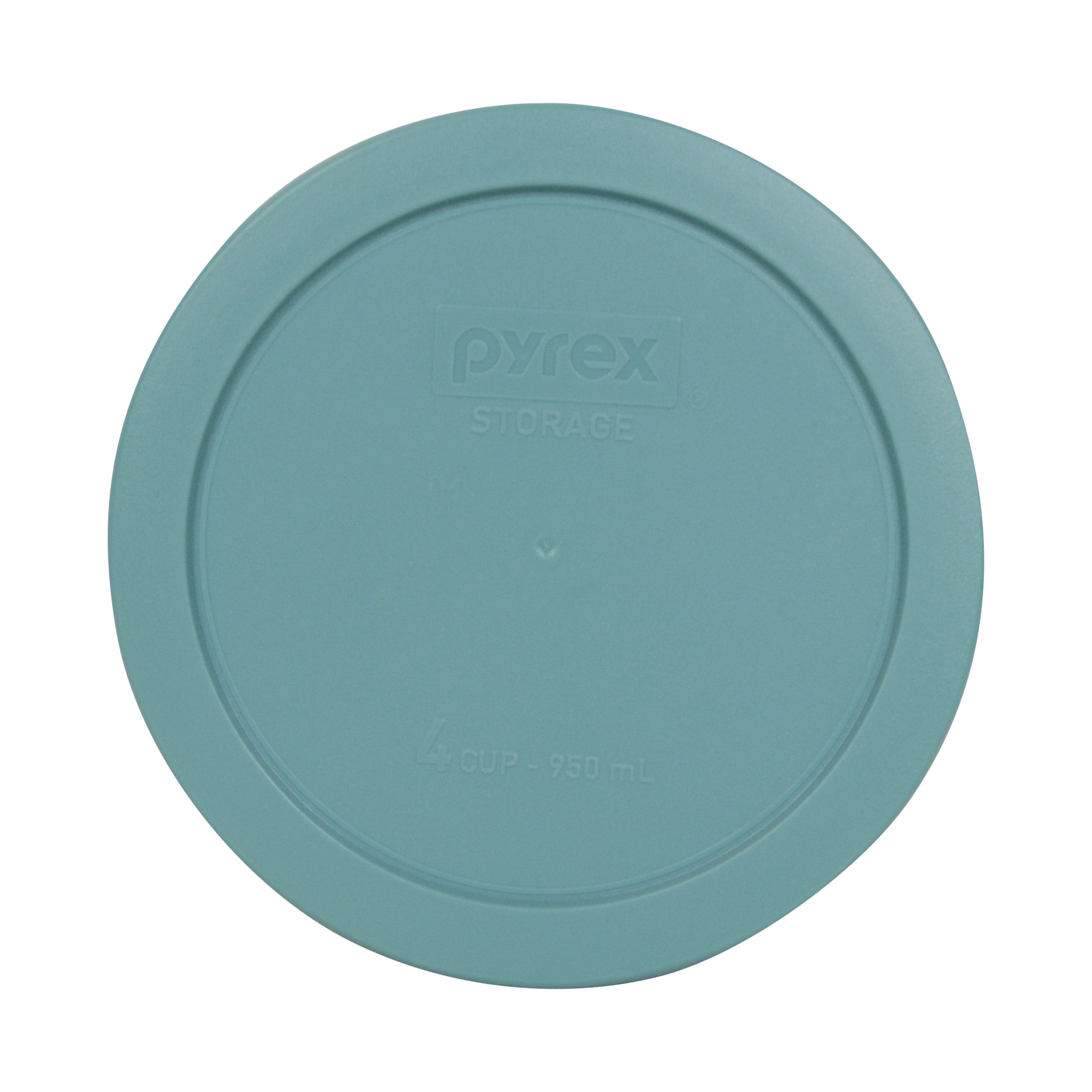 Pyrex 7201-PC Turquoise Replacement Lid, Round Plastic Cover for 4-Cup ...