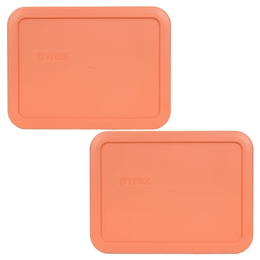 Pyrex 7201-PC Blue Plastic Food Storage Replacement Lid Cover (2-Pack ...