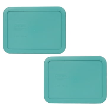 Pyrex 6 Piece Rectangular Storage Value Pack with Red Plastic Covers ...