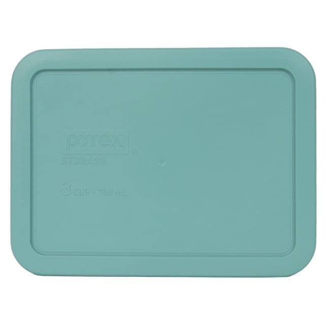 Pyrex Replacement Lid 7210-PC Turquoise Rectangle Cover for Pyrex 7210 ...
