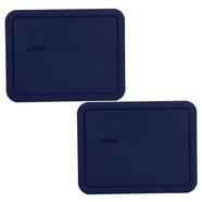 Pyrex Replacement Lid 7212-PC 11-Cup Cobalt Blue Rectangle Cover (2 ...