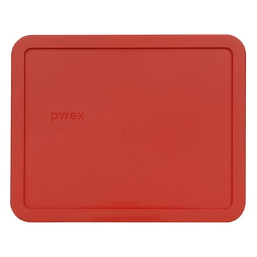 Pyrex Replacement Lid 7211-PC 6-Cup Red Rectangle Cover (2-Pack) for ...