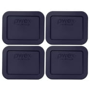 Pyrex 7201-PC Blue Plastic Food Storage Replacement Lid Cover (2-Pack ...
