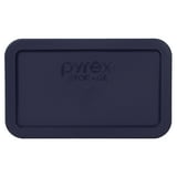 Pyrex Replacement Lid 7214-PC Blue Rectangle Plastic Cover for Pyrex 4. ...