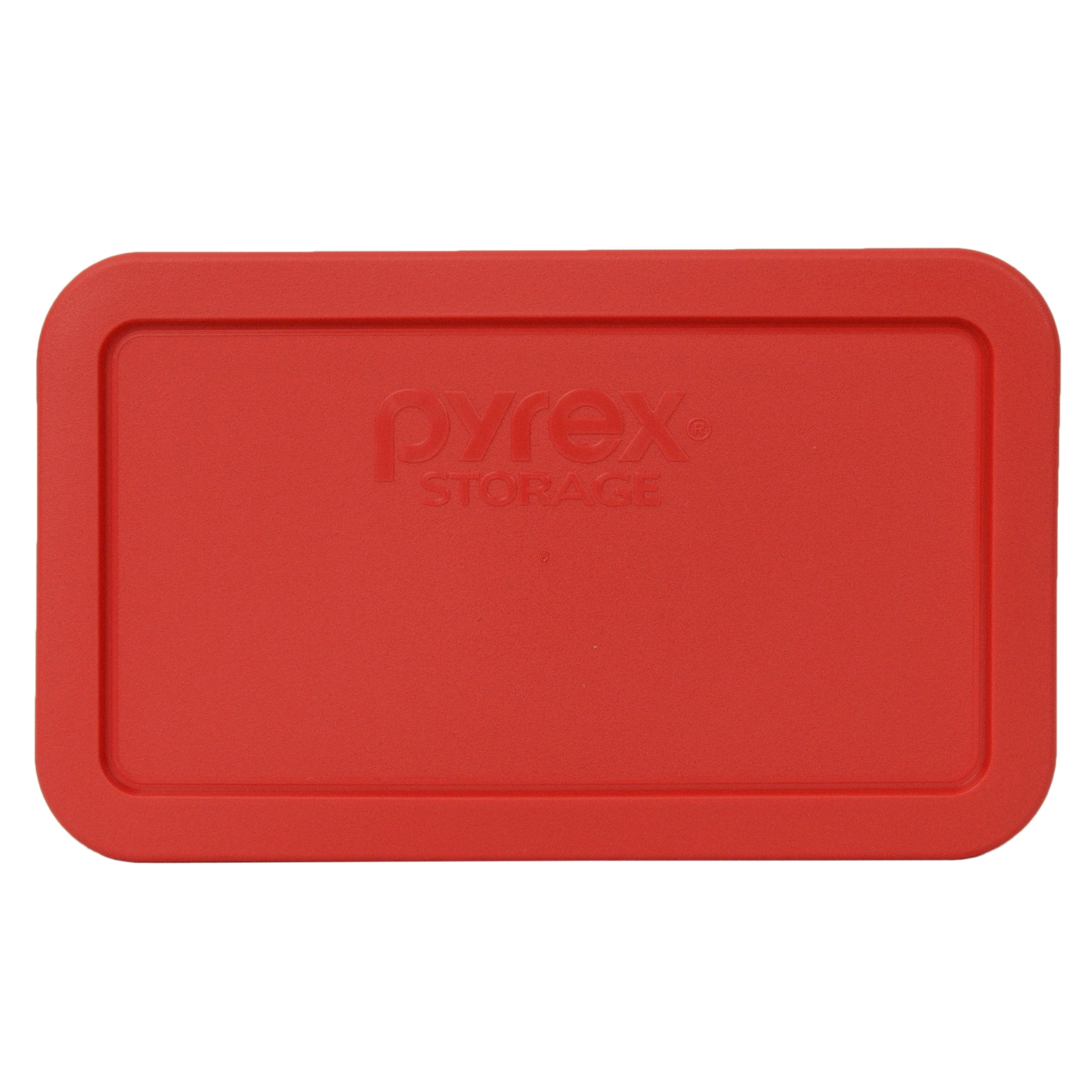 Pyrex Replacement Lid 7214-PC Red Rectangle Plastic Cover for Pyrex 4.8 ...