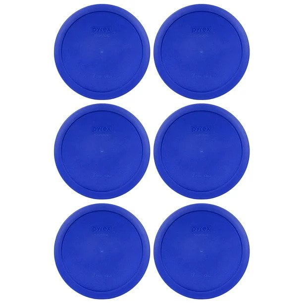 Pyrex Replacement Lid 7402-PC 7 Cup/1.65 L Circle Cadet Blue - 6 Pack ...