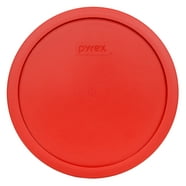 Pyrex 7402-PC 2-Pack Blue Round Plastic Replacement Lid Cover for 7-Cup ...