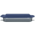 Pyrex Large 9x13 Glass Baking Dish, Easy Grab, Covered with Airtight ...