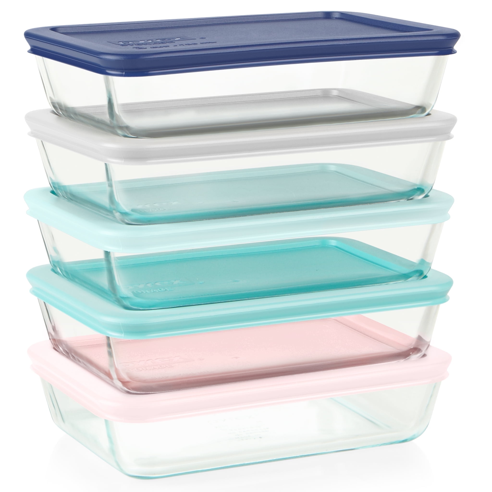 Pyrex Simply Store 10-Piece Glass Meal Prep Set - Walmart.com