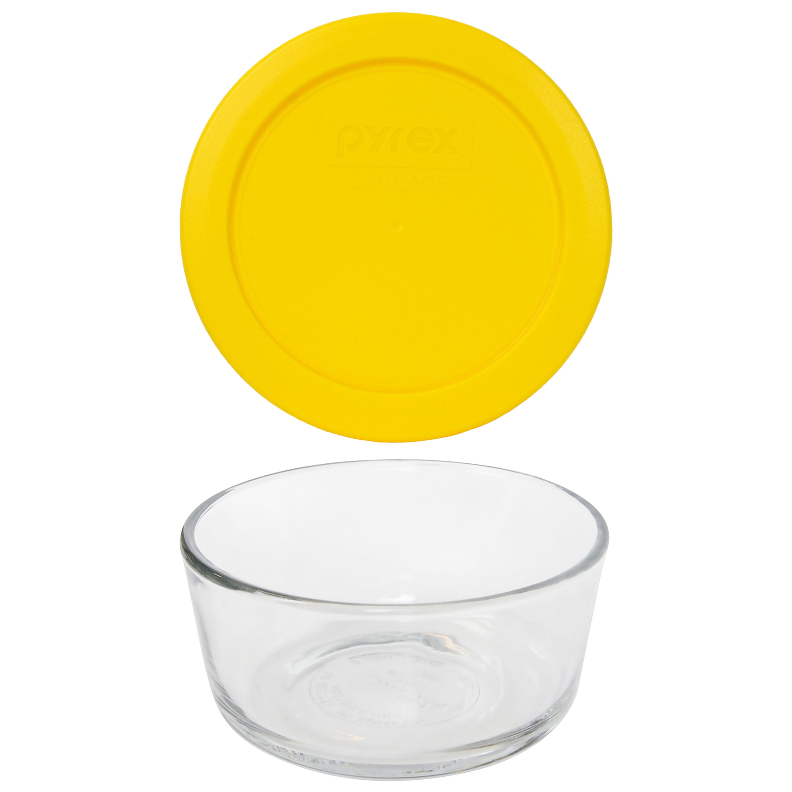 Pyrex Simply Store 7200 2-Cup Glass Storage Bowl and 7200-PC Meyer ...