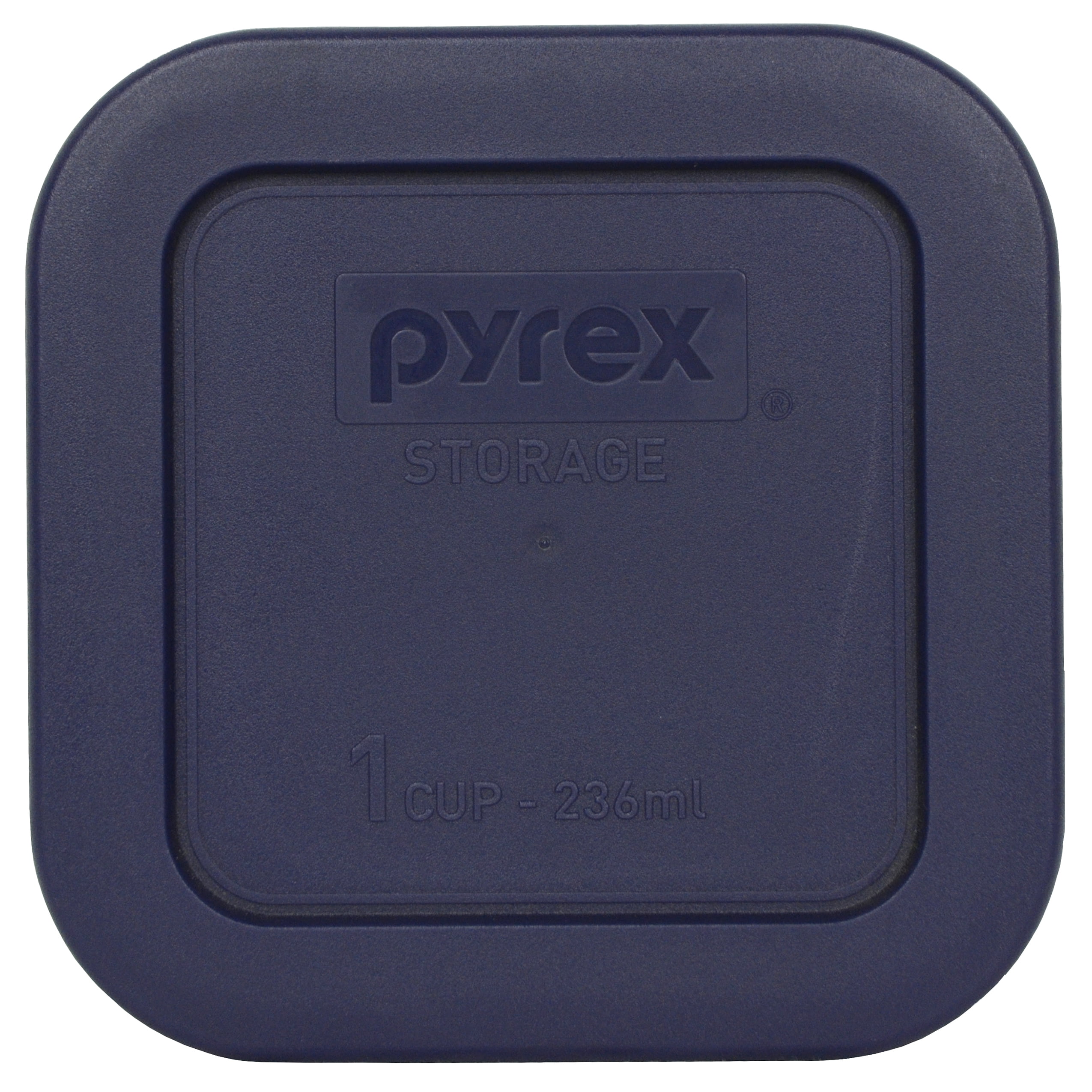 Pyrex Simply Store 8701-PC Blue Square Plastic Replacement Lid Cover ...