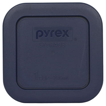 Pyrex Blue 2-Qt Square Replacement Lid C-222-PC for Easy Grab Glass ...