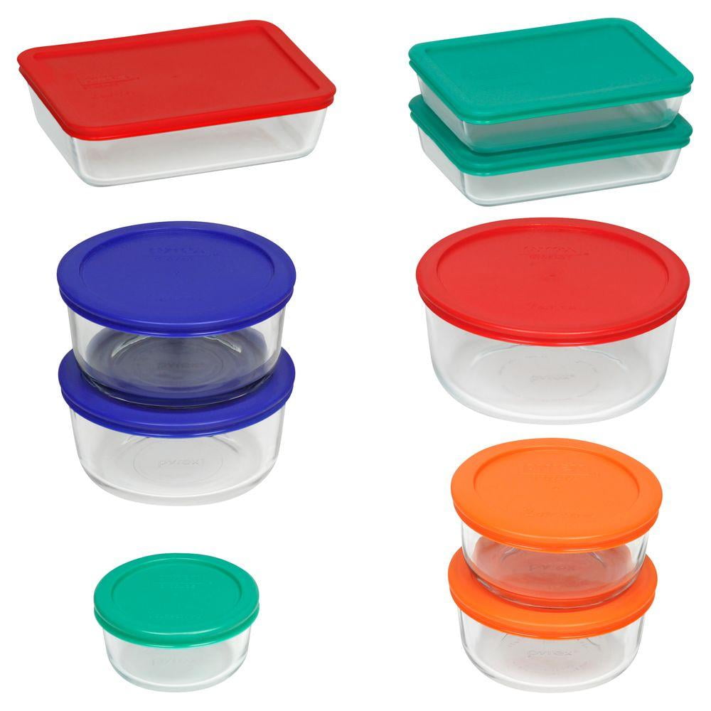 Pyrex Simply Store Meal Prep Glass Food Storage Containers (18-Piece ...