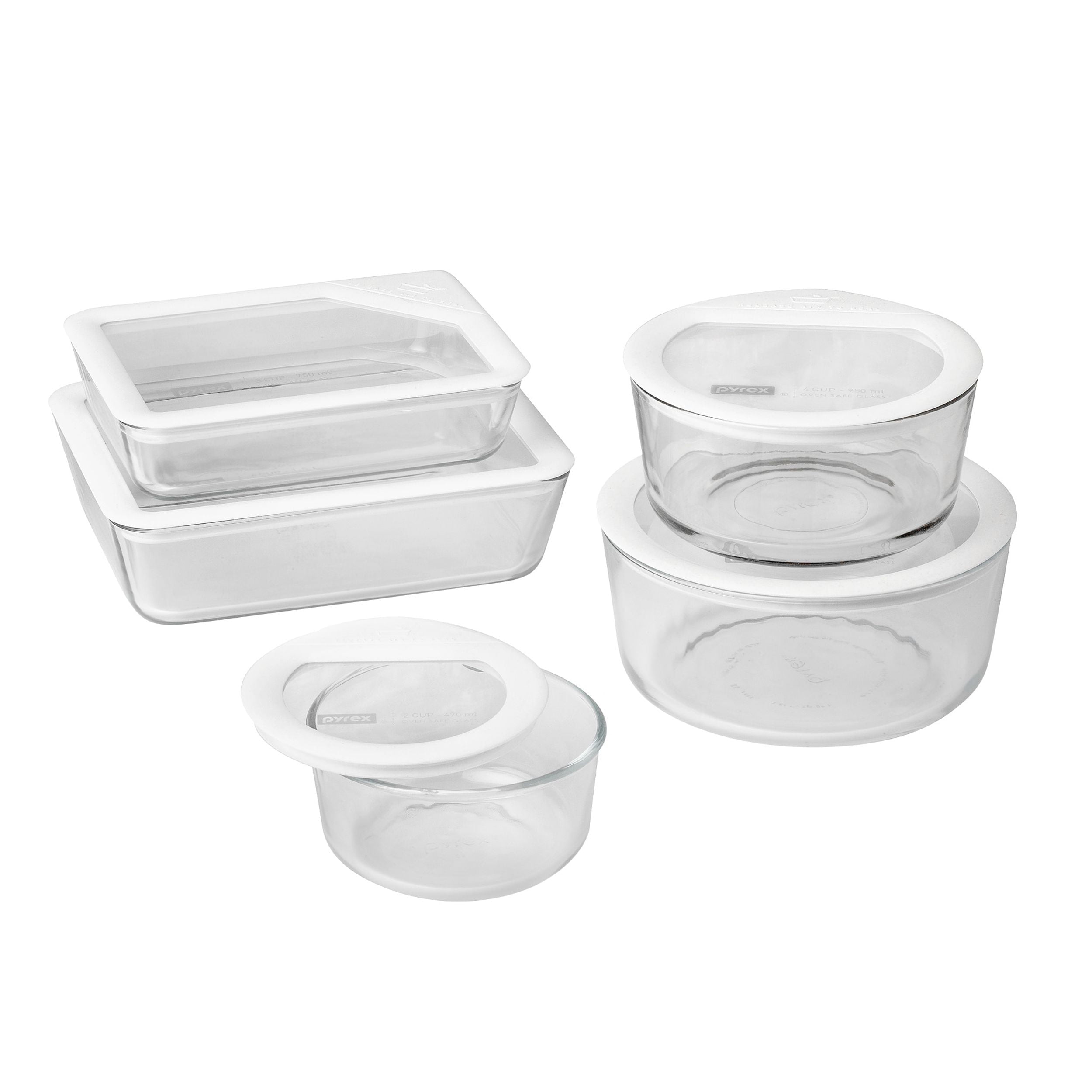 Pyrex Ultimate 10-Piece Food Storage Container Set - Walmart.com