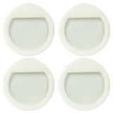 Pyrex Ultimate OV-7201 Round White Silicone and Glass No Leak Storage ...
