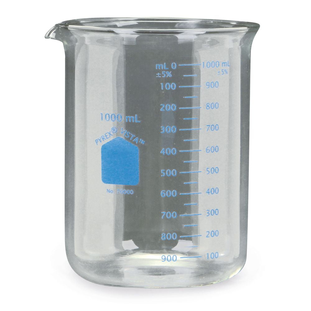Pyrex Vista Beaker, 1,000 Ml, Case Of 12 - Walmart.com