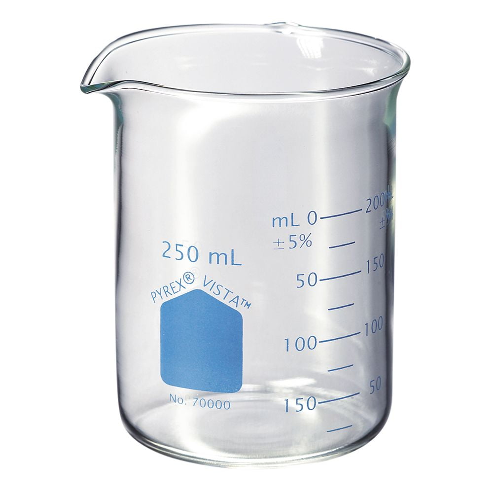 Pyrex Vista Beaker, 250 Ml, Pack Of 12 - Walmart.com
