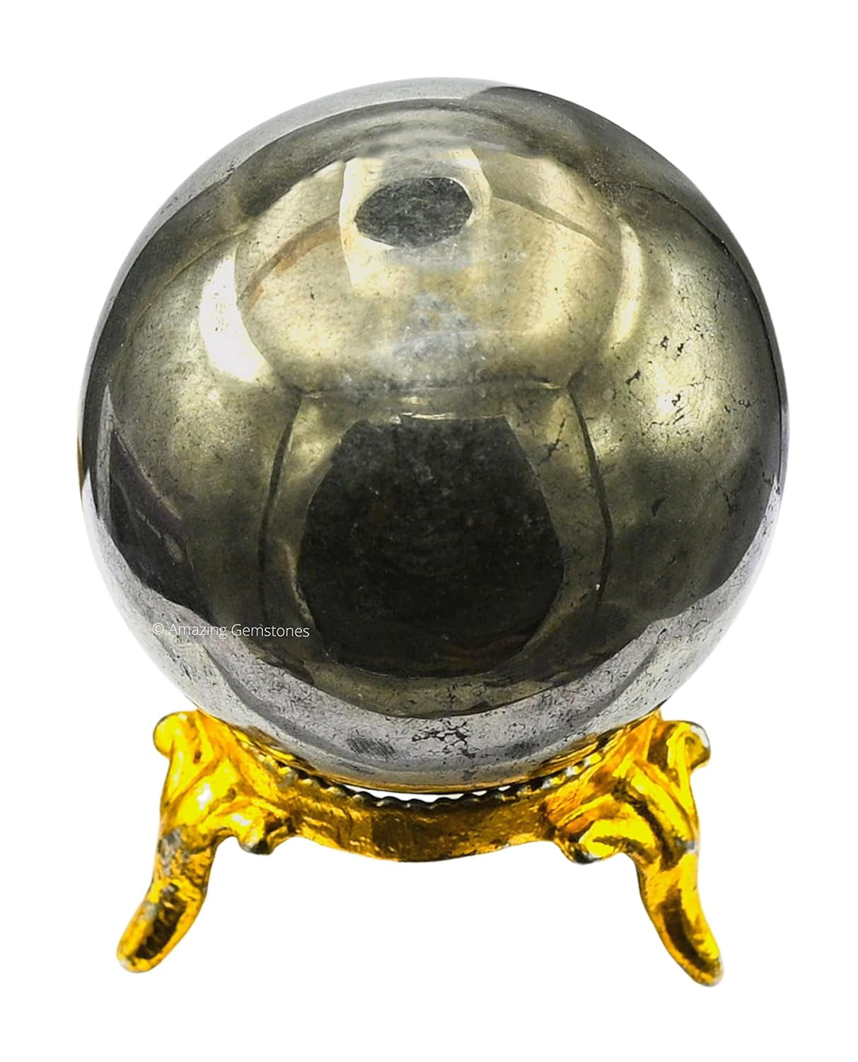 Pyrite Crystal Ball Sphere 2" Inches - Walmart.com