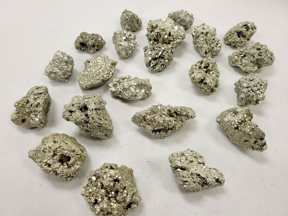 Pyrite Crystal Chunks - 2" To 3" - Pyrite Stone AKA Fool's Gold for ...