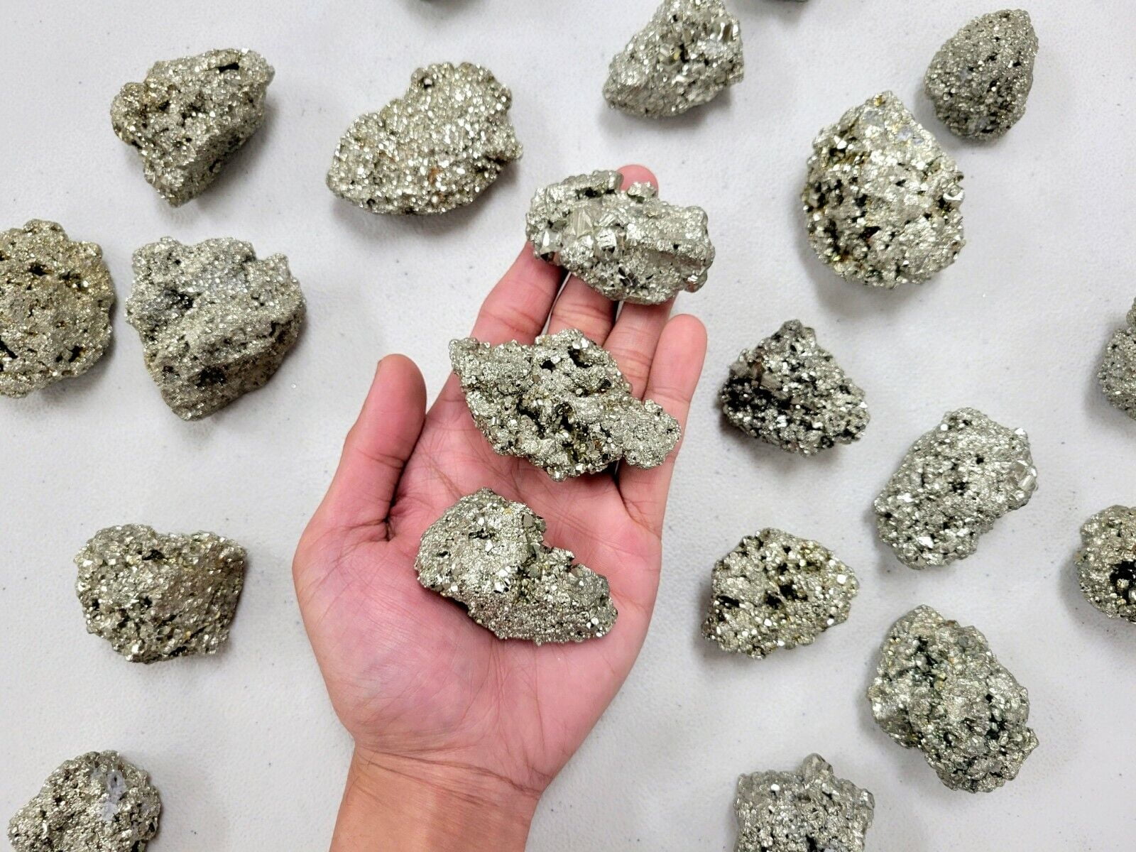 Pyrite Crystal Chunks - 2" to 3" - Pyrite Stone AKA Fool's Gold from ...