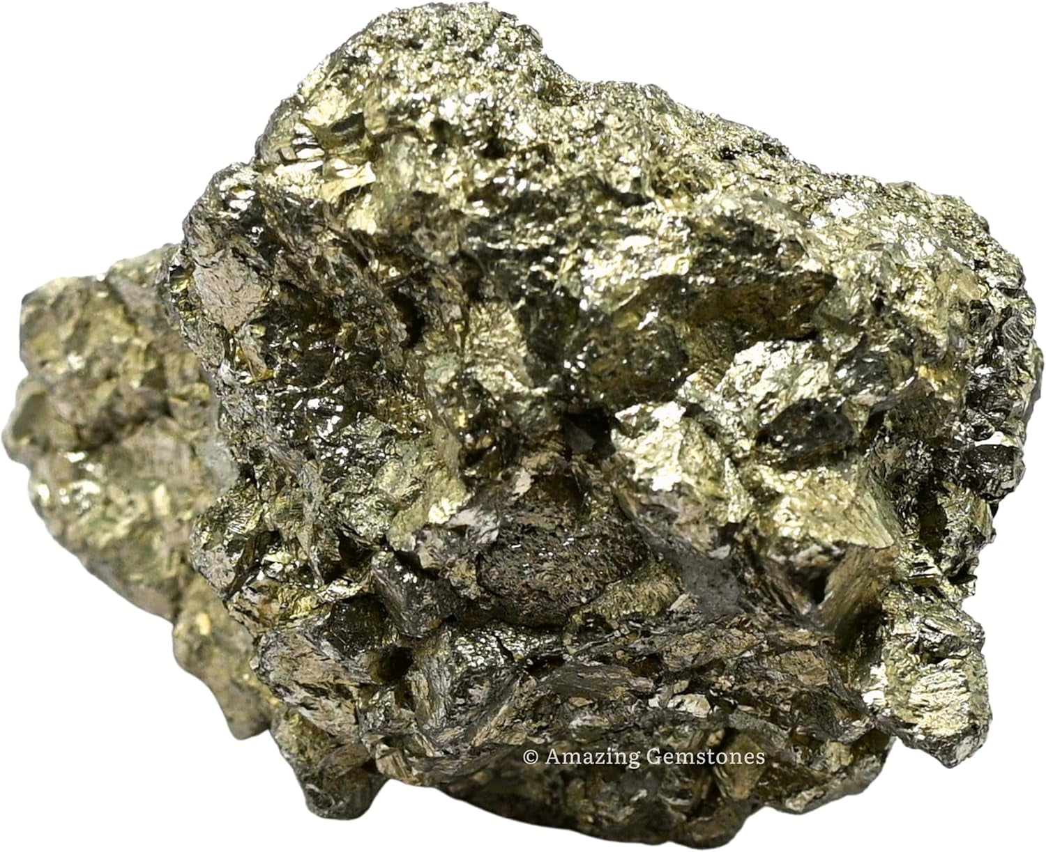 Pyrite Crystal Cluster Natural Iron Pyrite Stone Pirita Piedra Original ...