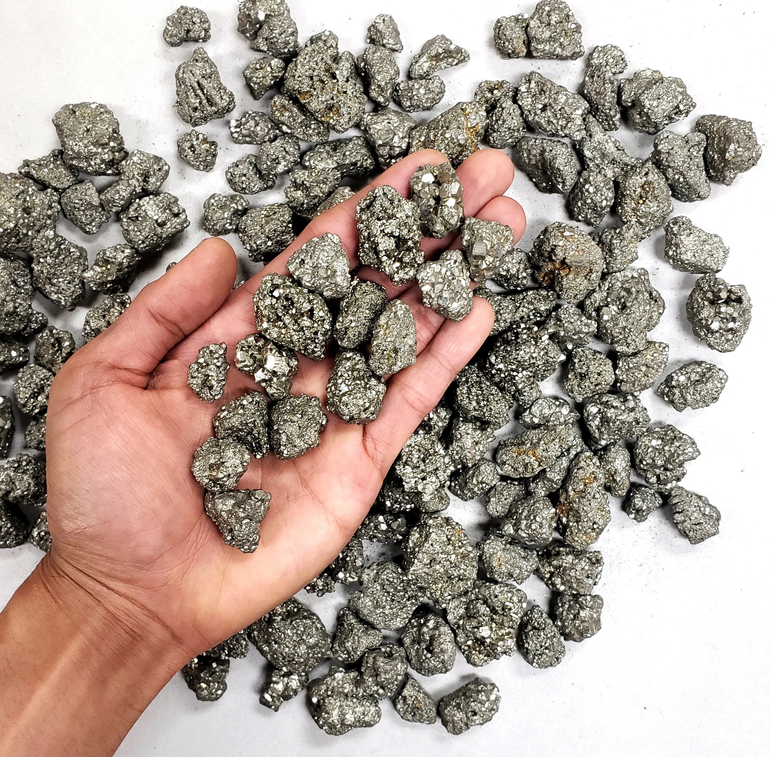 Pyrite Crystal Small Chunks - Rough Stones Bulk - Walmart.com