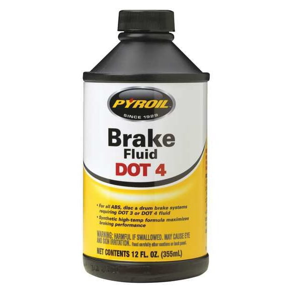 Pyroil Brake Fluid,12 Oz,Dot 4 PYBF4-12 - Walmart.com