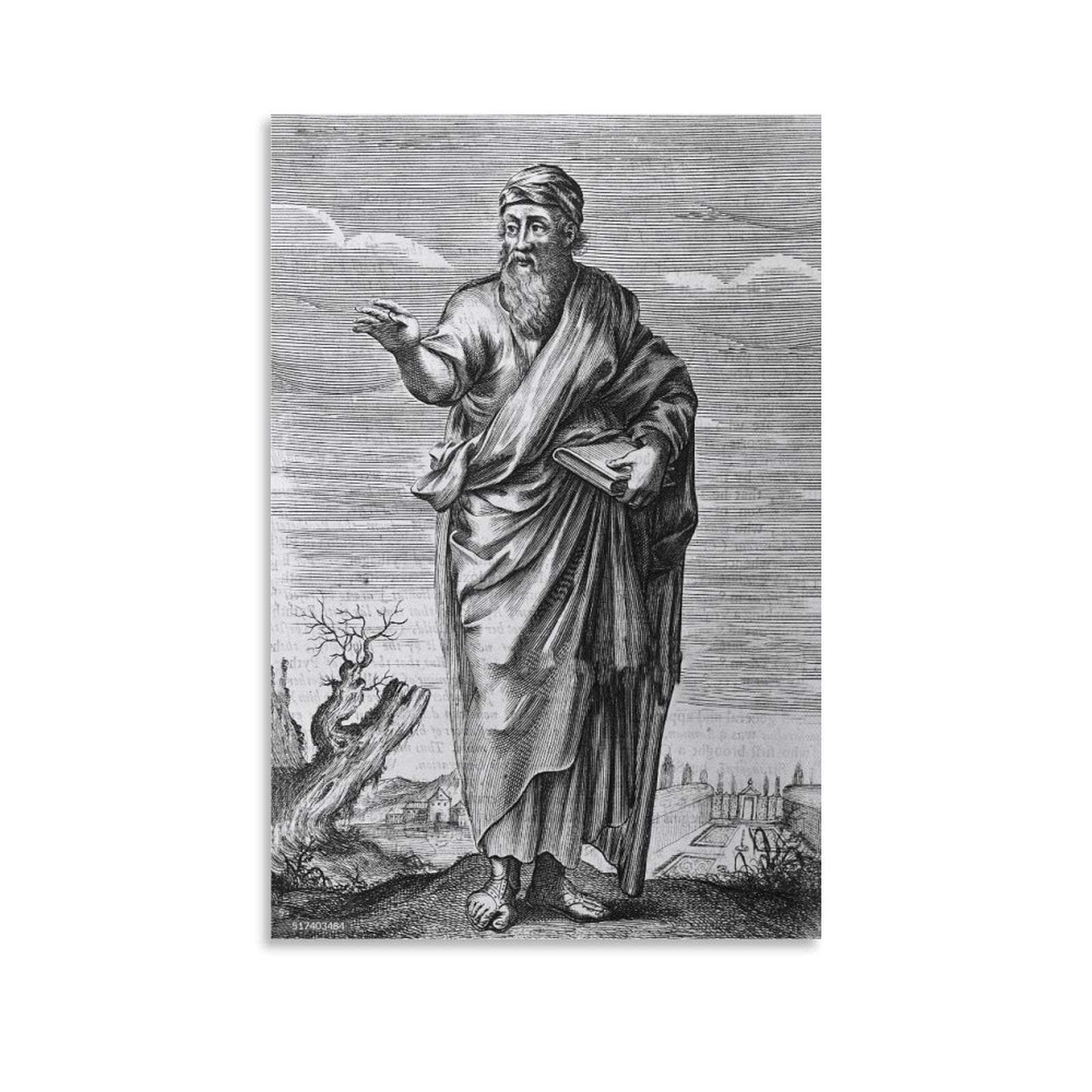 Pythagoras Ionian Greek Philosopher, Polymath, Poster 6 Canvas Art ...