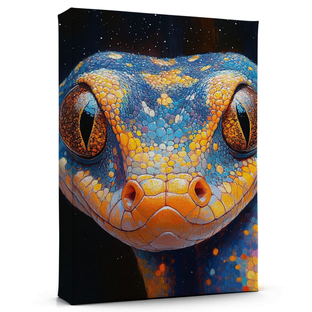 Python Burmese Canvas Painting Animal Artwork,Colorful Python Burmese ...